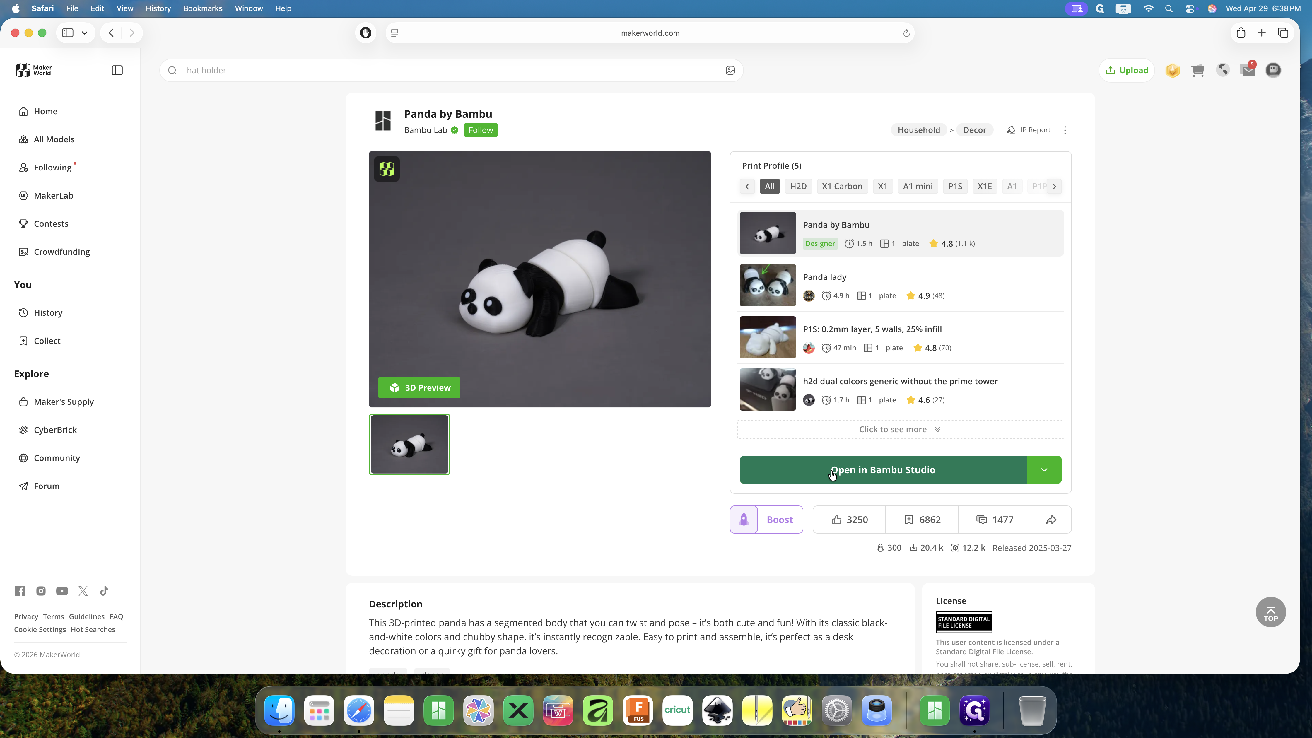 How to Print a 3D Model from MakerWorld in Bambu Studio