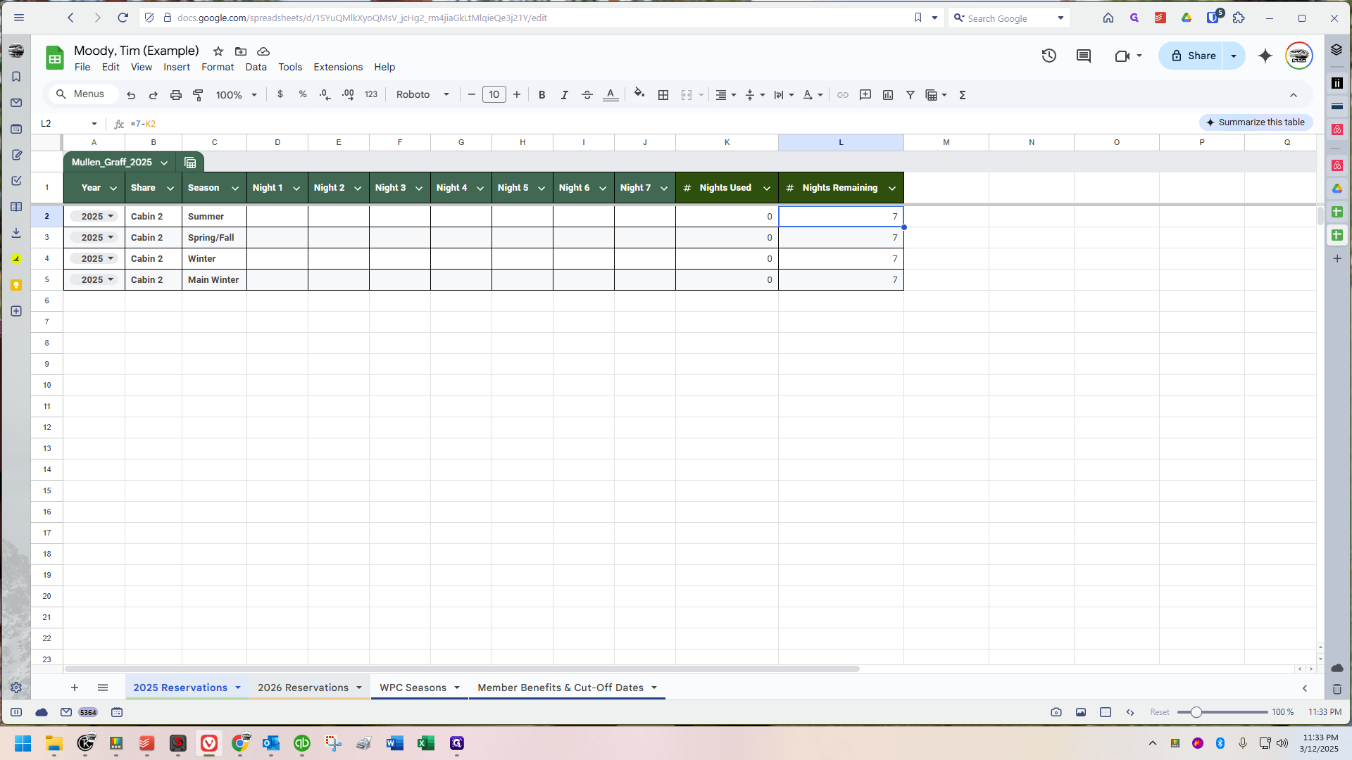 Digitized Time Tracking for Member Reservations