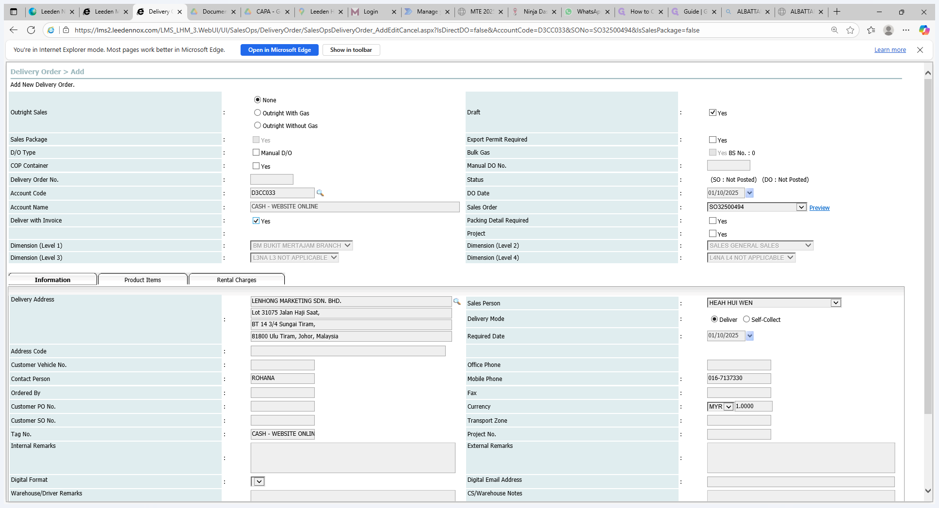 How to Create DO (Delivery Order) and Invoice from SO (Sales Order)