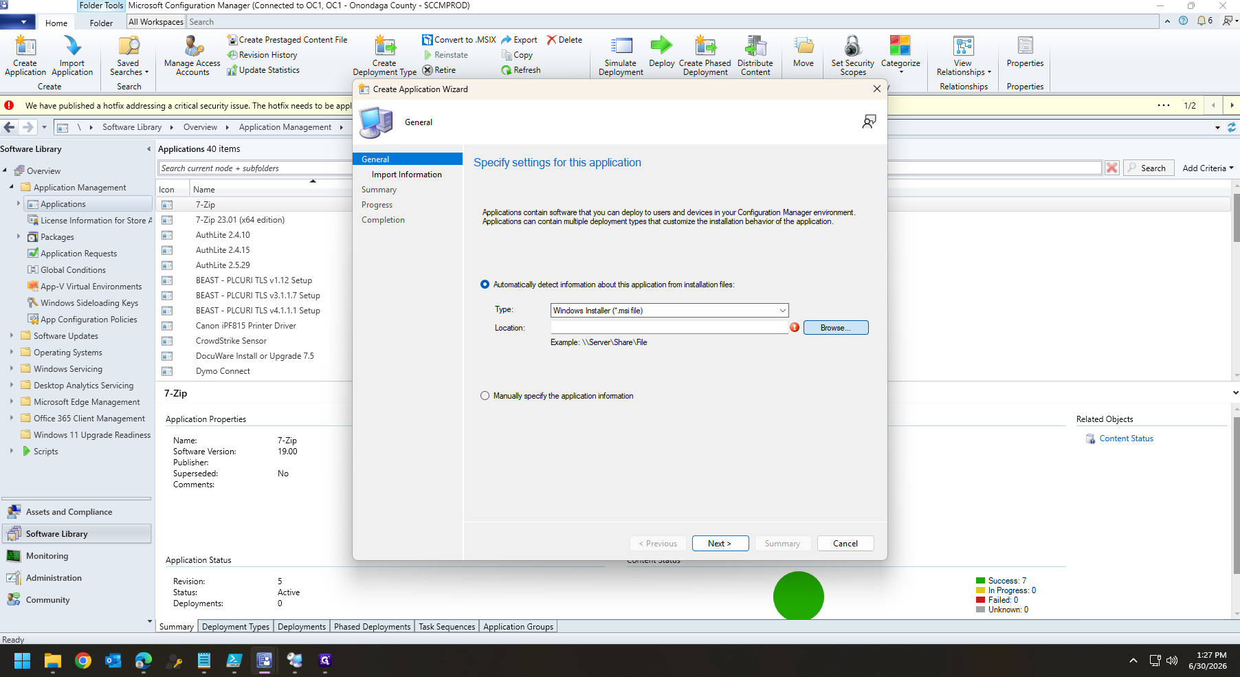 Deploy Applications Using Microsoft Configuration Manager
