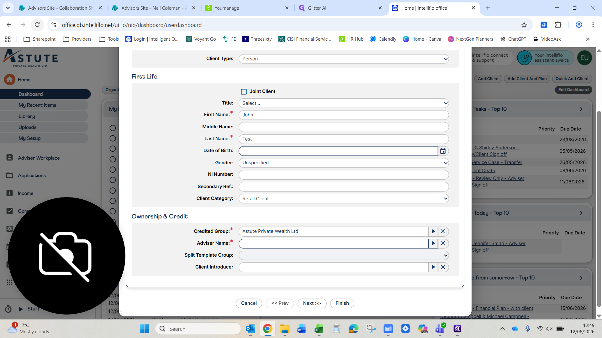 Process New Client Inquiries